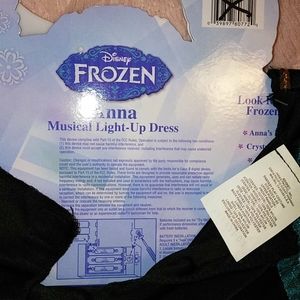 Disney | Costumes | Light Up Musical Disneys Frozen Anna Dress | Poshmark